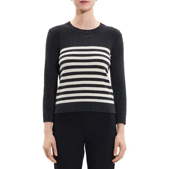 Theory | Sweaters | Theory Shrunken Crew Wool Top | Poshmark